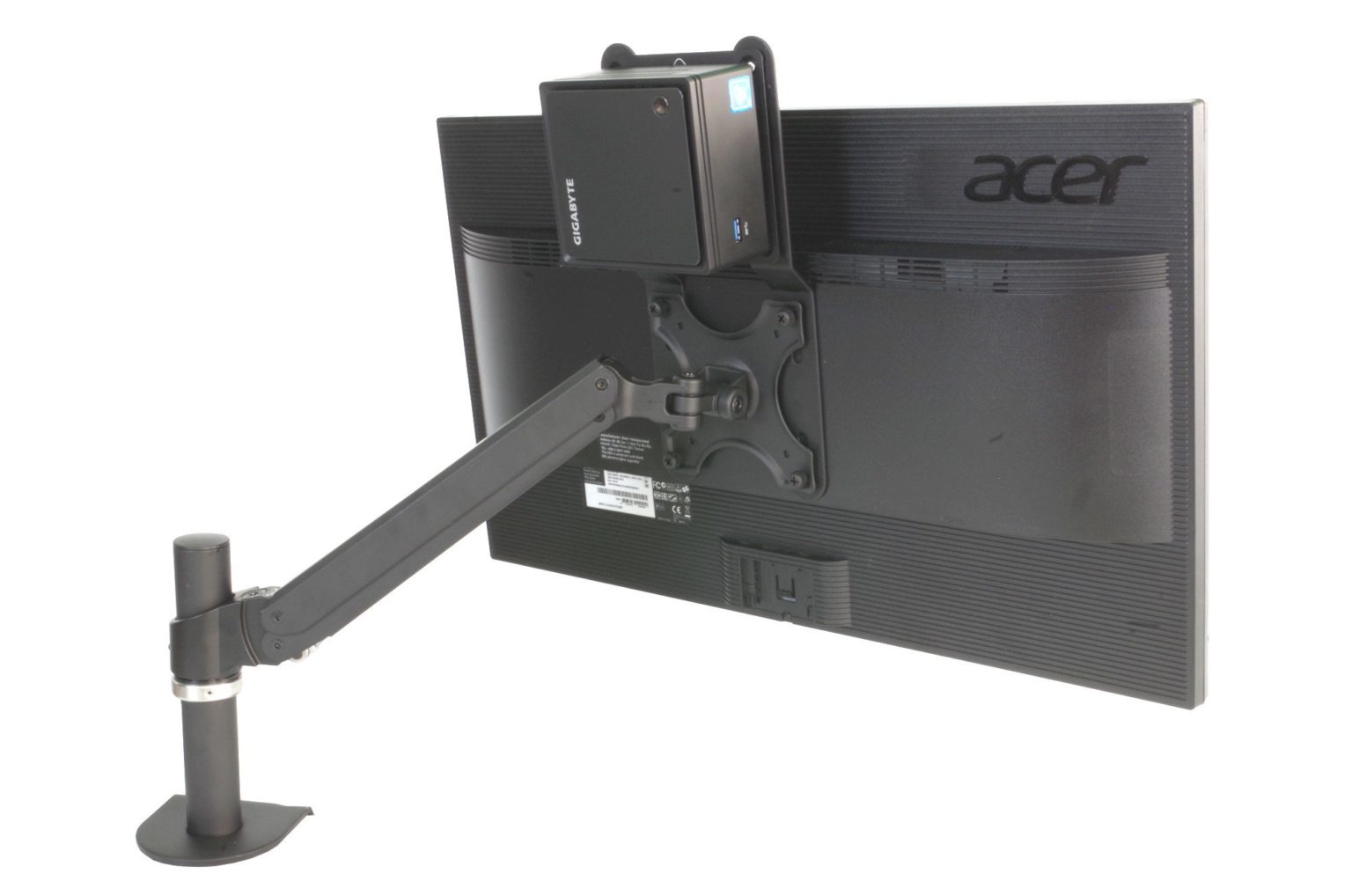 Universal NUC/ Mini PC Mount for Mounting to LCD Monitor or Monitor ...