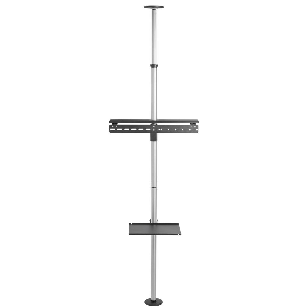 FCM63M Floor-to-Ceiling TV Mount Telescopic Tension Pole for 37″ - 75 ...