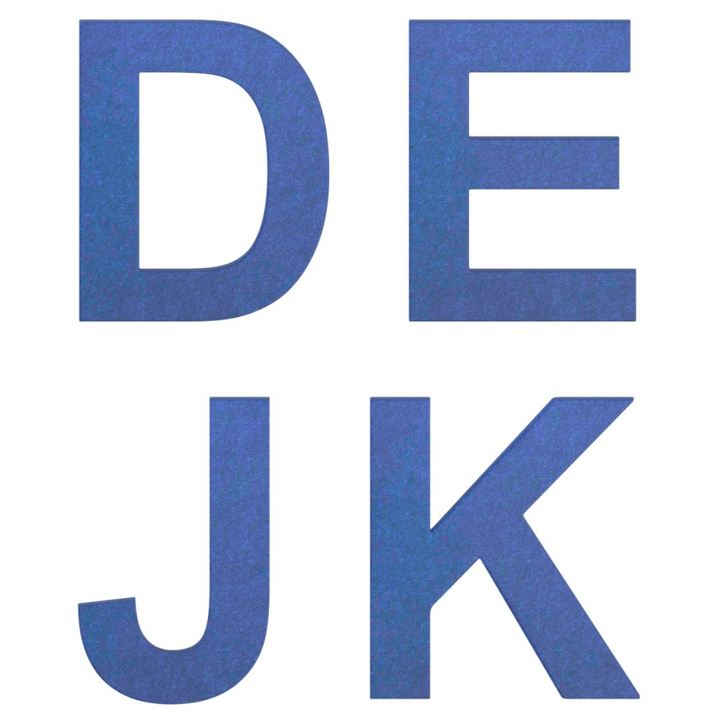 Large A4 Size Letters and Numbers Signage (Colour/Pack Size Variation ...